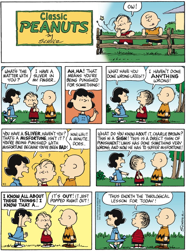 Peanuts and Replacement Theology | Space Enough, and Time